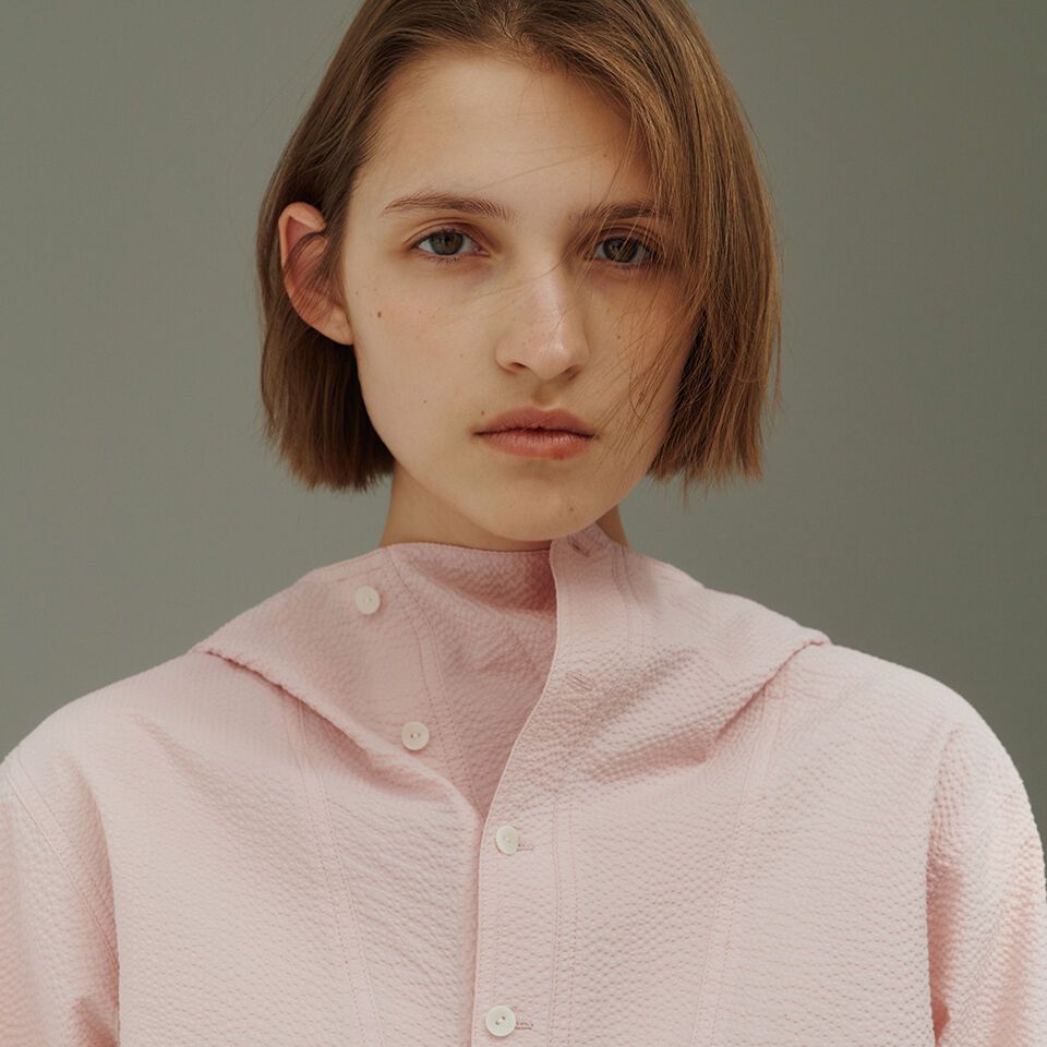 SEERSUCKER ANORAK - PINK - 감도 깊은 취향 셀렉트샵 29CM