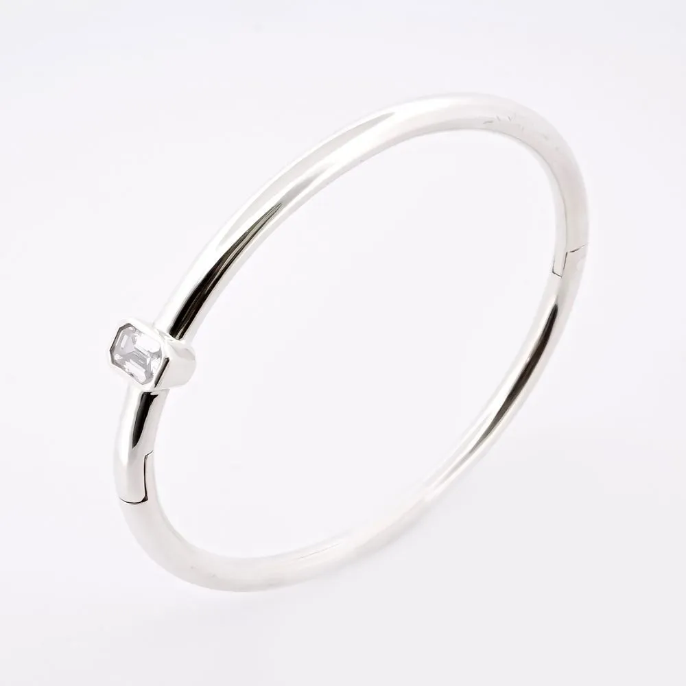 SHINY LID BANGLE WHITE SILVER - 감도 깊은 취향 셀렉트샵 29CM