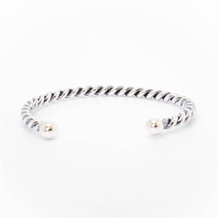 [BTS 진 착용] HR 11B_Silver Twist Bangle Bracelet (Silver 925) - 감도 깊은 취향 셀렉트샵 29CM