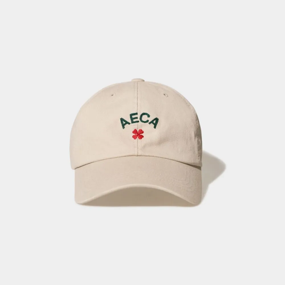 AECA CLOVER LOGO CAP-BEIGE - 감도 깊은 취향 셀렉트샵 29CM