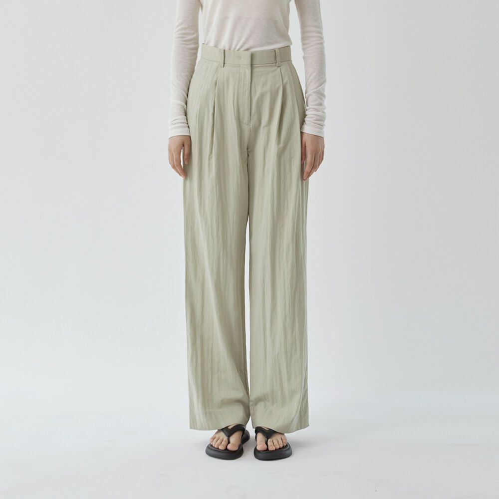 Summer loose slacks (light khaki) - 감도 깊은 취향 셀렉트샵 29CM