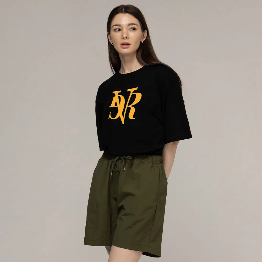 [ODNR-UNISEX]빅 옐로우 레터링 로고 반팔티_블랙 - 감도 깊은 취향 셀렉트샵 29CM