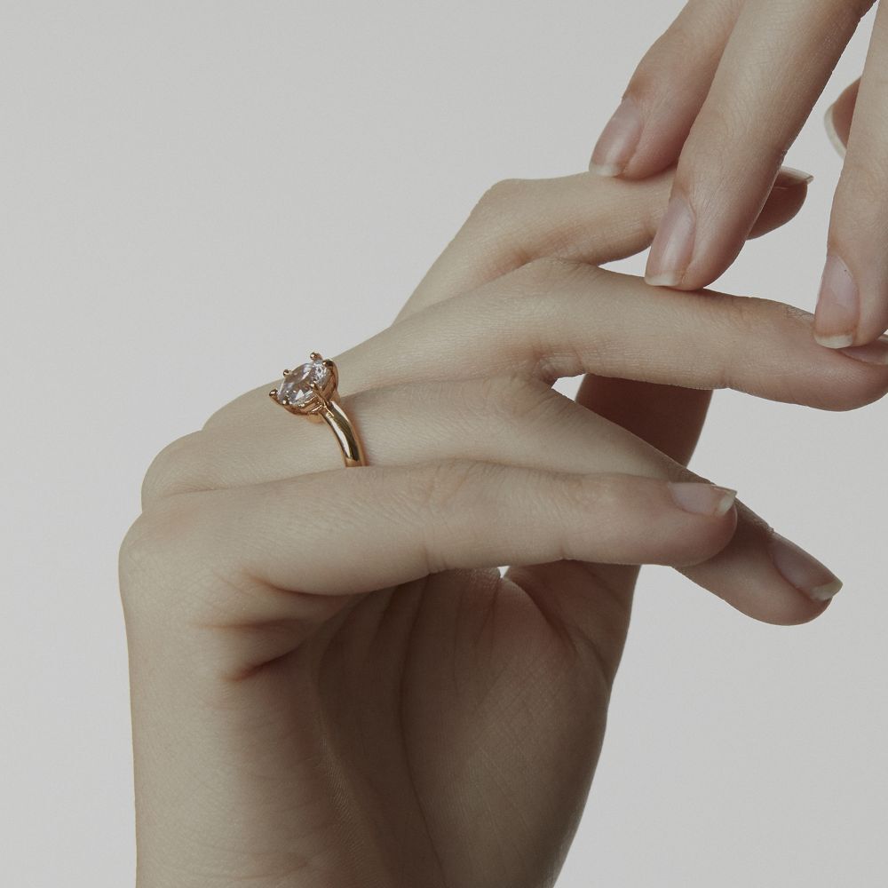 WAVY DIA RING GOLD - 감도 깊은 취향 셀렉트샵 29CM