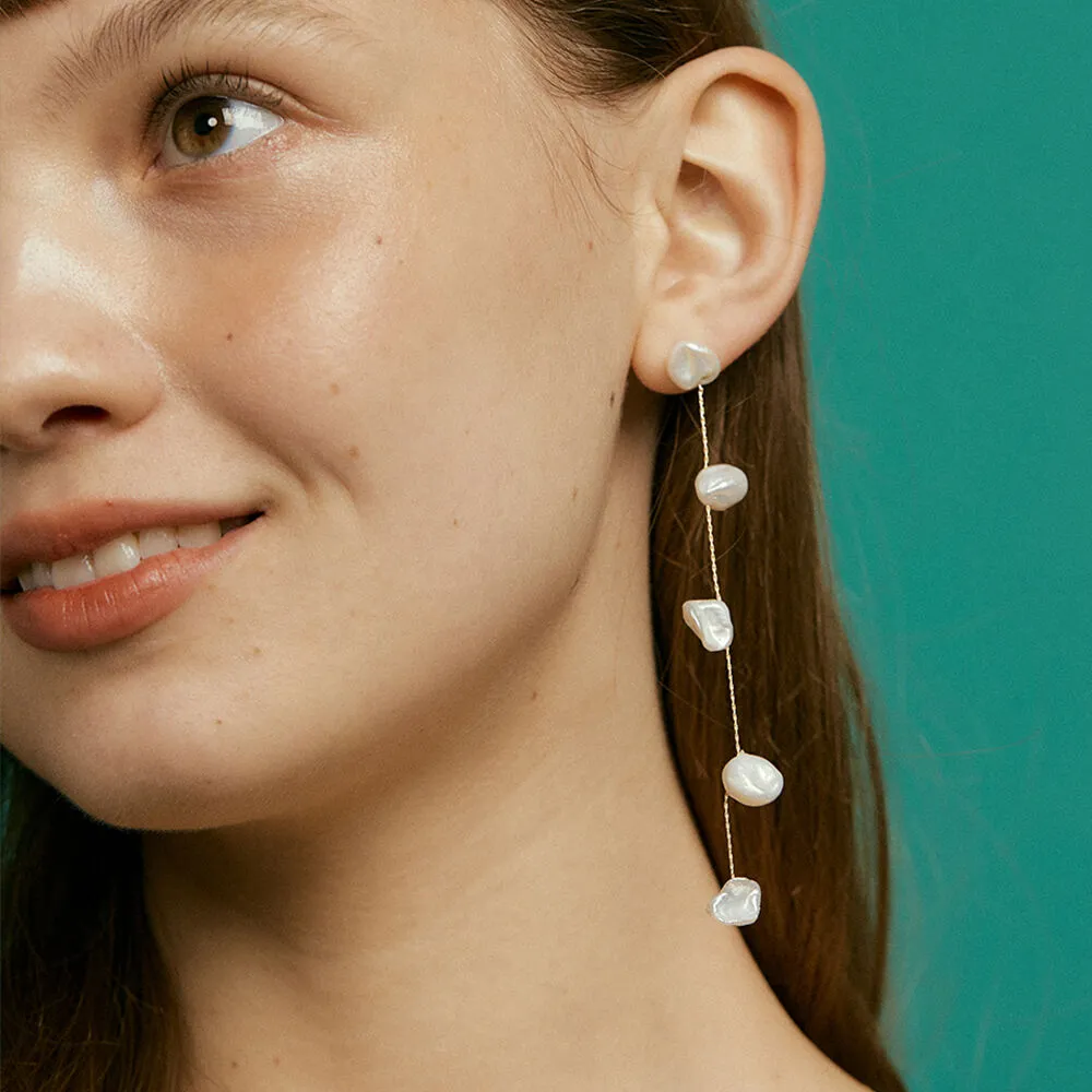 Natural pearl drop Earrings - 감도 깊은 취향 셀렉트샵 29CM