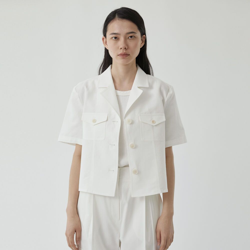 Linen short jacket (ivory) - 감도 깊은 취향 셀렉트샵 29CM