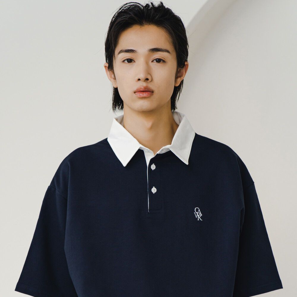 CAWK 로고 카라티셔츠(네이비) - 감도 깊은 취향 셀렉트샵 29CM