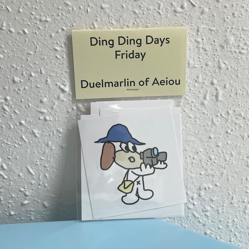 Ding Ding Days Sticker Friday 6 set - 감도 깊은 취향 셀렉트샵 29CM