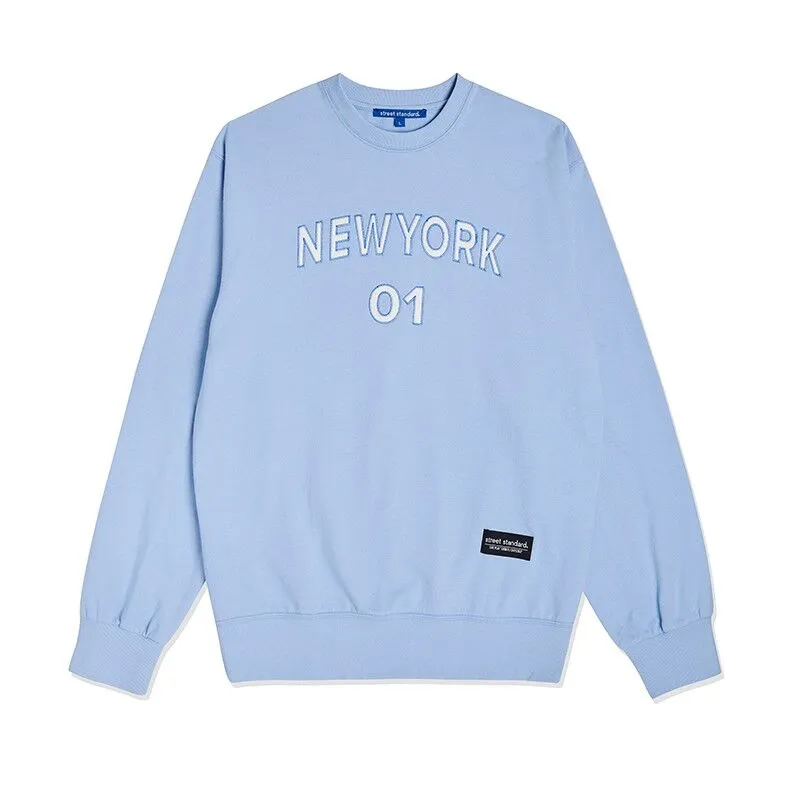 [STSD] NEWYORK SWEATSWEAT SHIRTS(SUNCSSU002_BL) - 감도 깊은 취향 셀렉트샵 29CM