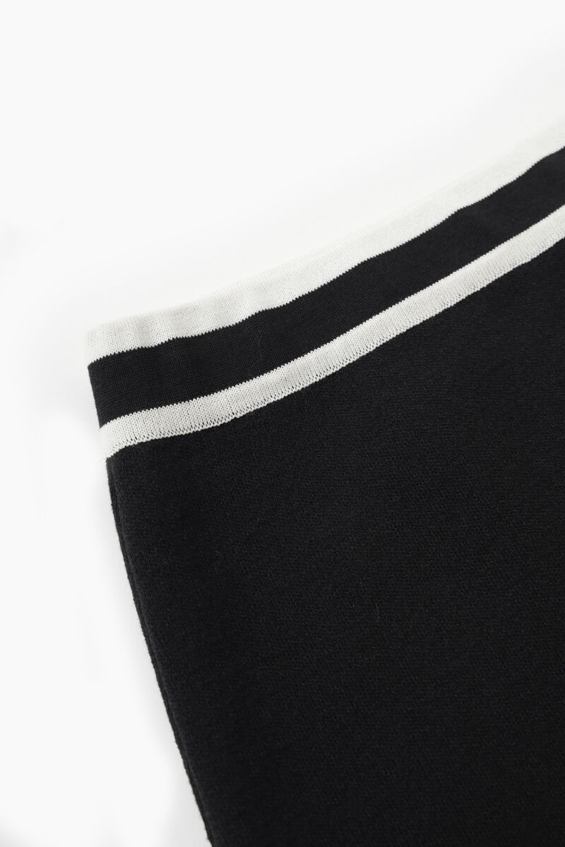 Line knit mini skirt (black) - 감도 깊은 취향 셀렉트샵 29CM