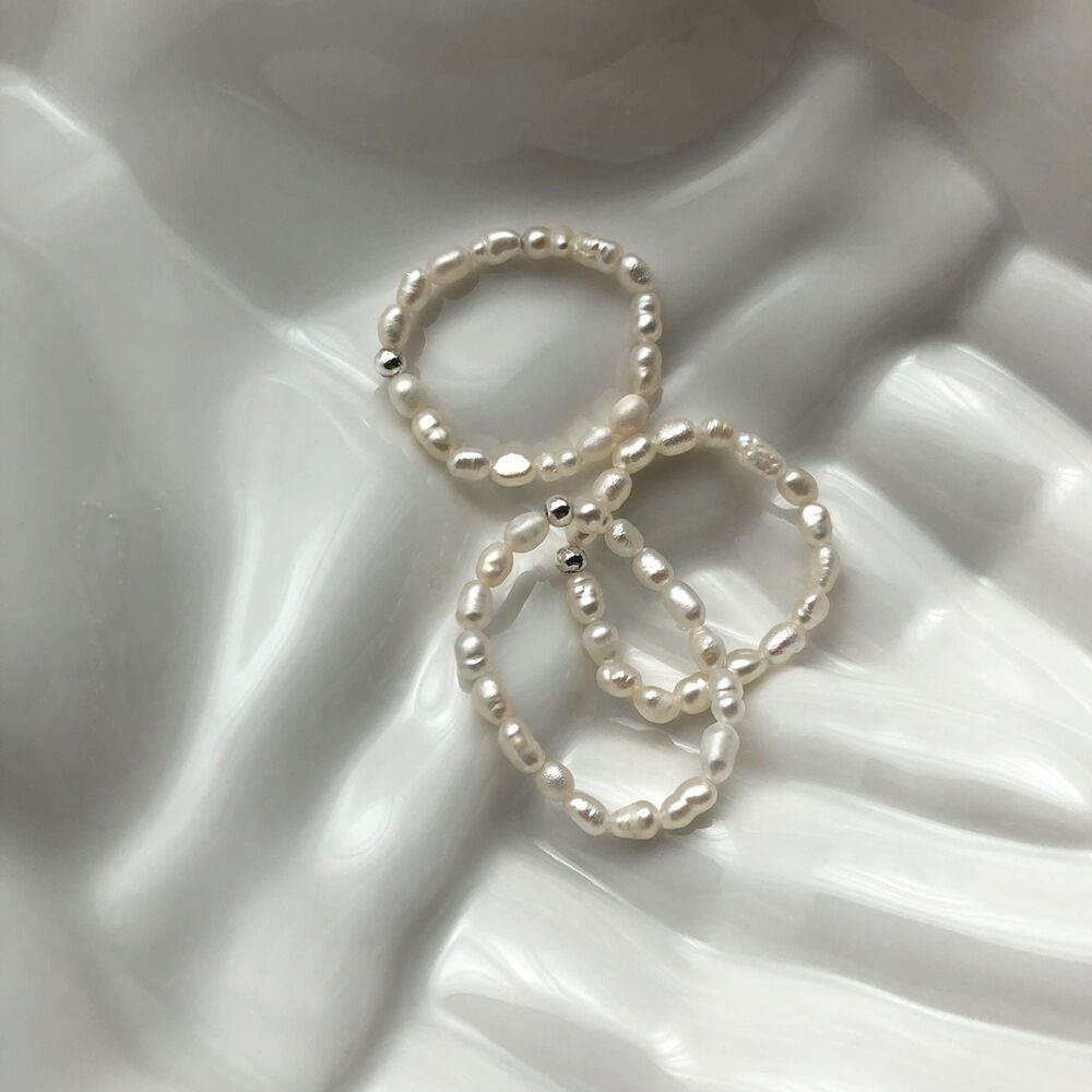[925 Silver] Thin Pearl Ring - 감도 깊은 취향 셀렉트샵 29CM