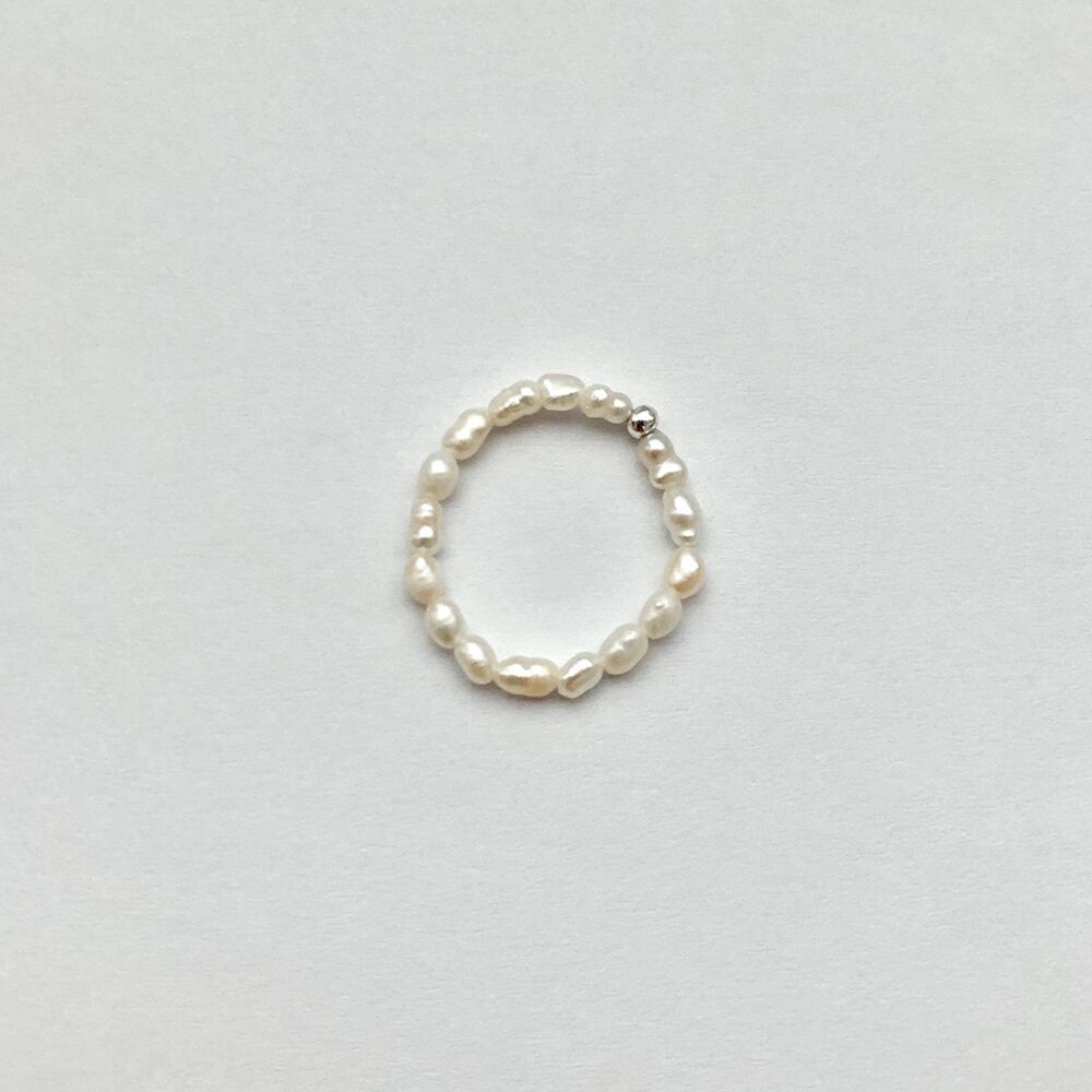 [925 Silver] Thin Pearl Ring - 감도 깊은 취향 셀렉트샵 29CM