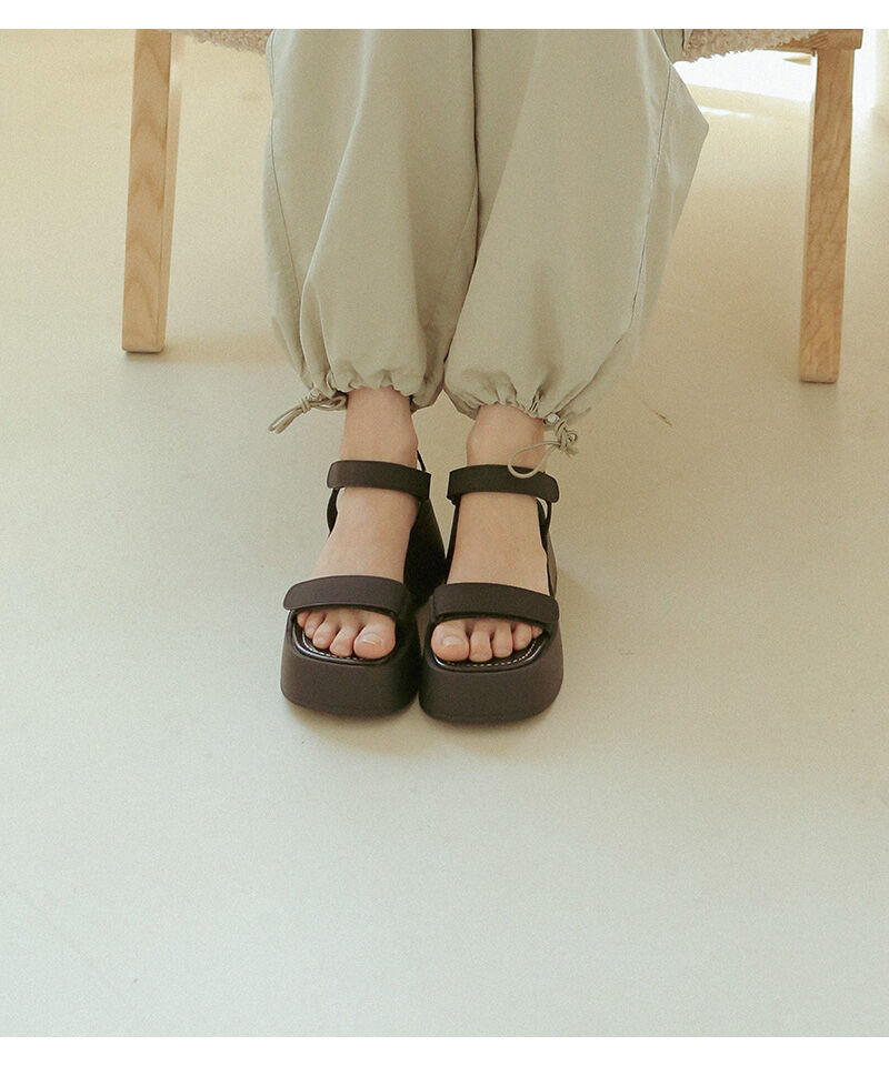 ljh7012 velcro platform sandals _ 3colors - 감도 깊은 취향 셀렉트샵 29CM