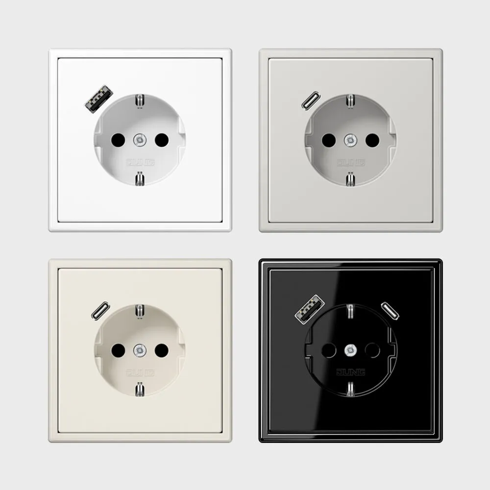 융 JUNG LS990 듀로플라스틱 유럽형 USB 결합형 220V 콘센트 - 감도 깊은 취향 셀렉트샵 29CM