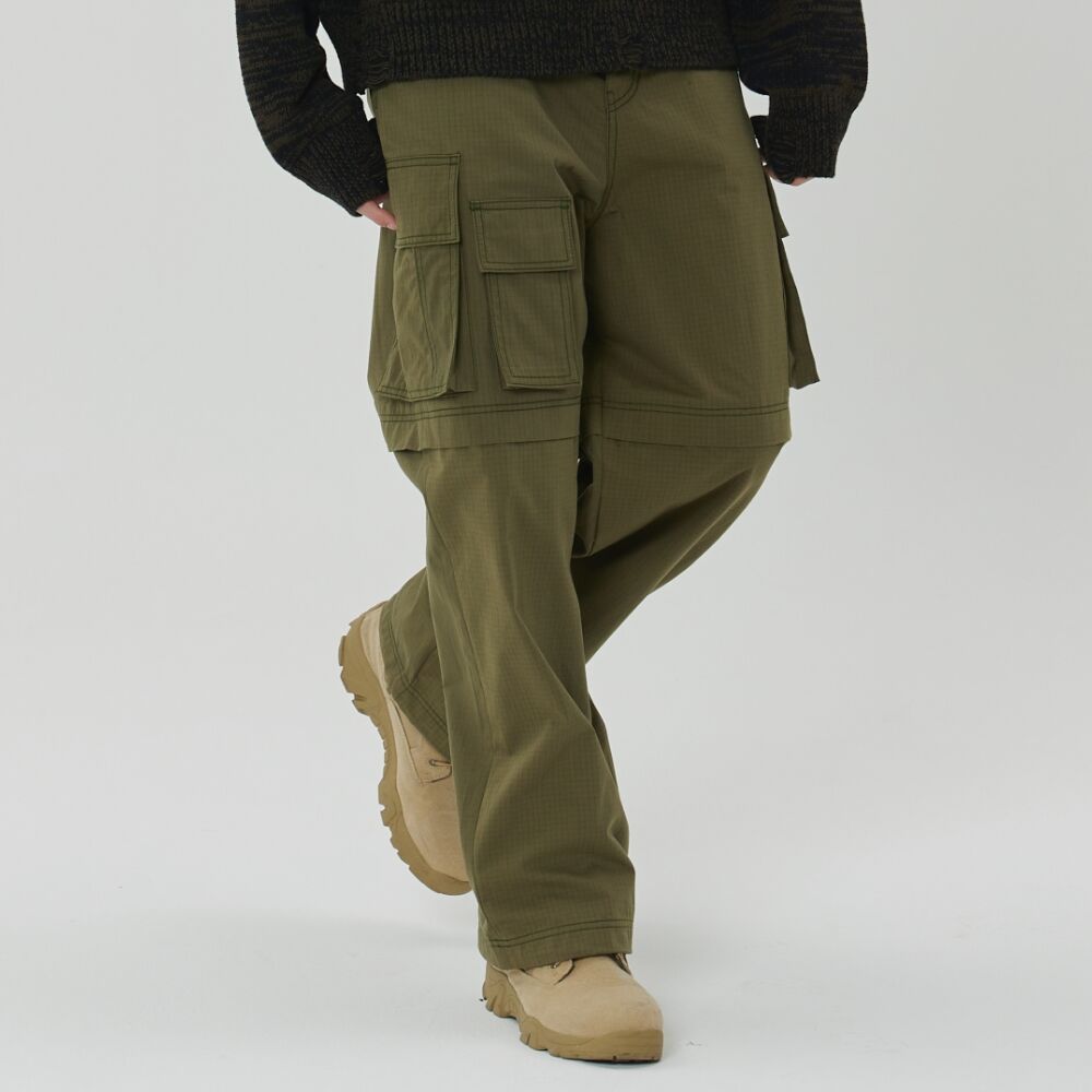 UTILITY PATCH CARGO PANTS KHAKI - 감도 깊은 취향 셀렉트샵 29CM