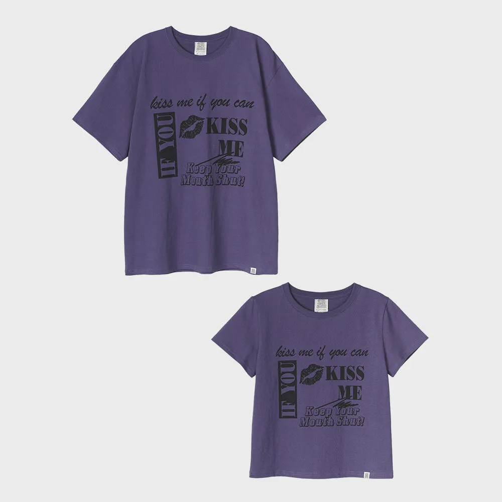 KISS ME TEE PURPLE (VH2DMUT511A) - 감도 깊은 취향 셀렉트샵 29CM
