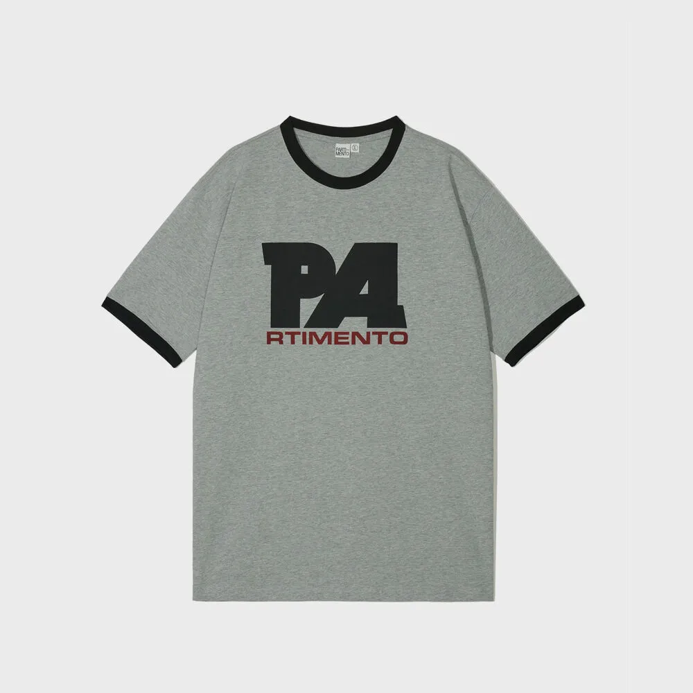 PA Logo Ringer Tee Melange Gray - 감도 깊은 취향 셀렉트샵 29CM