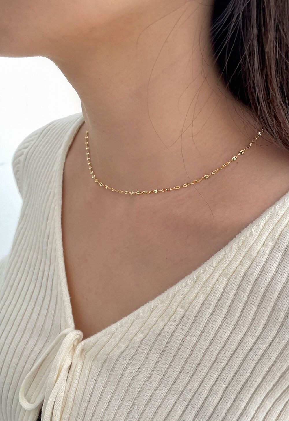[silver925] shiny chain necklace - 감도 깊은 취향 셀렉트샵 29CM