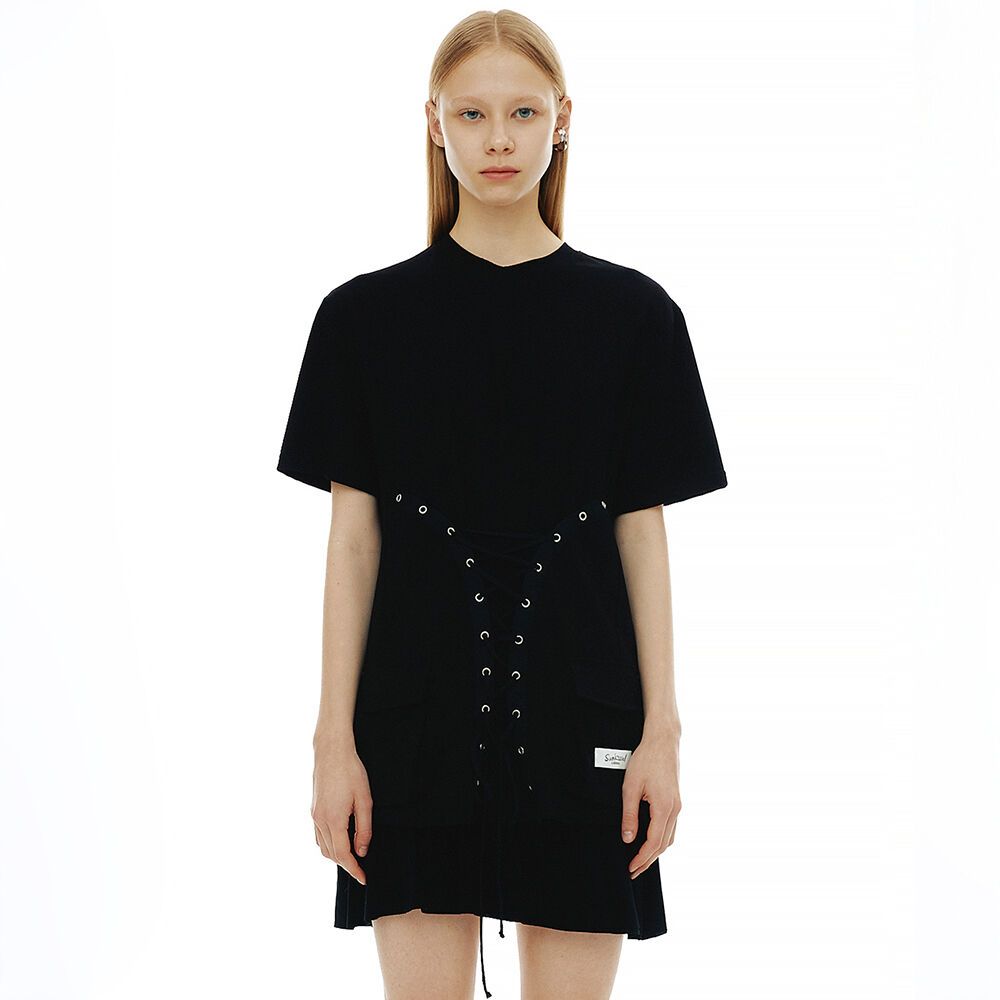 EYELET POCKET HALF TOP / BLACK - 감도 깊은 취향 셀렉트샵 29CM