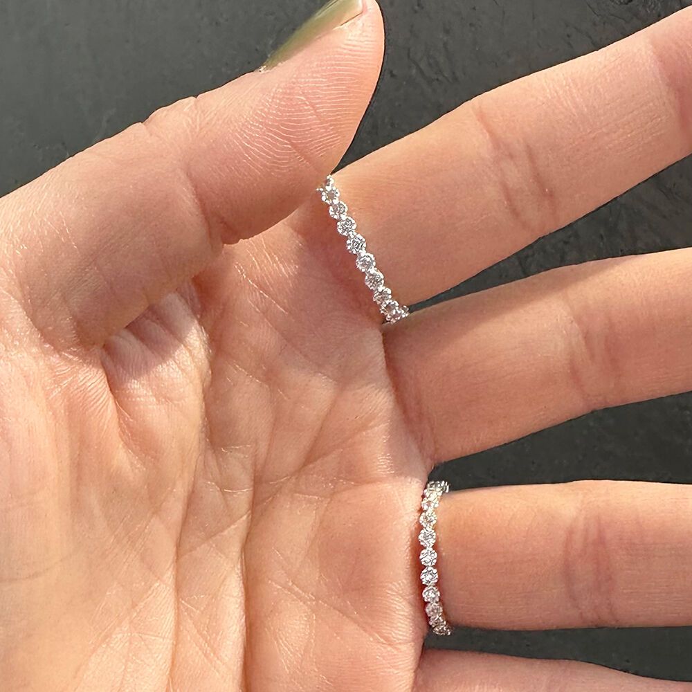 [silver925] white cubic tennis ring - 감도 깊은 취향 셀렉트샵 29CM