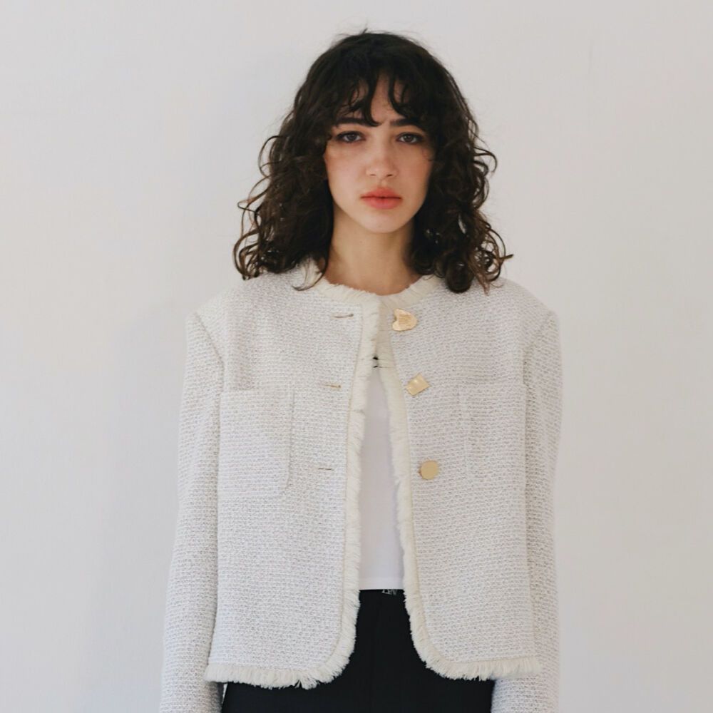 JENNIE TWEED JACKET_IVORY - 감도 깊은 취향 셀렉트샵 29CM