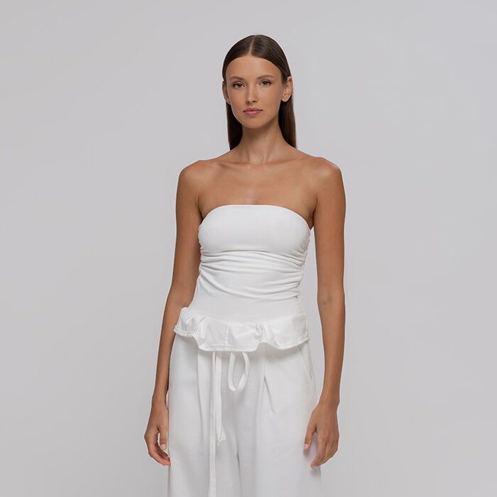 Triple long tube top_White - 감도 깊은 취향 셀렉트샵 29CM