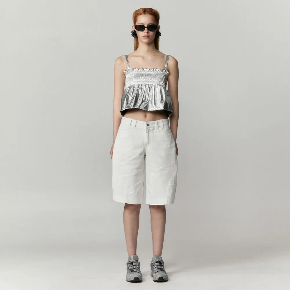 HALF STITCHED PANTS (WHITE) - 감도 깊은 취향 셀렉트샵 29CM