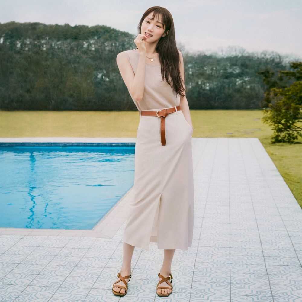 더엣지 23SS 린넨혼방 H라인 스커트 - 감도 깊은 취향 셀렉트샵 29CM