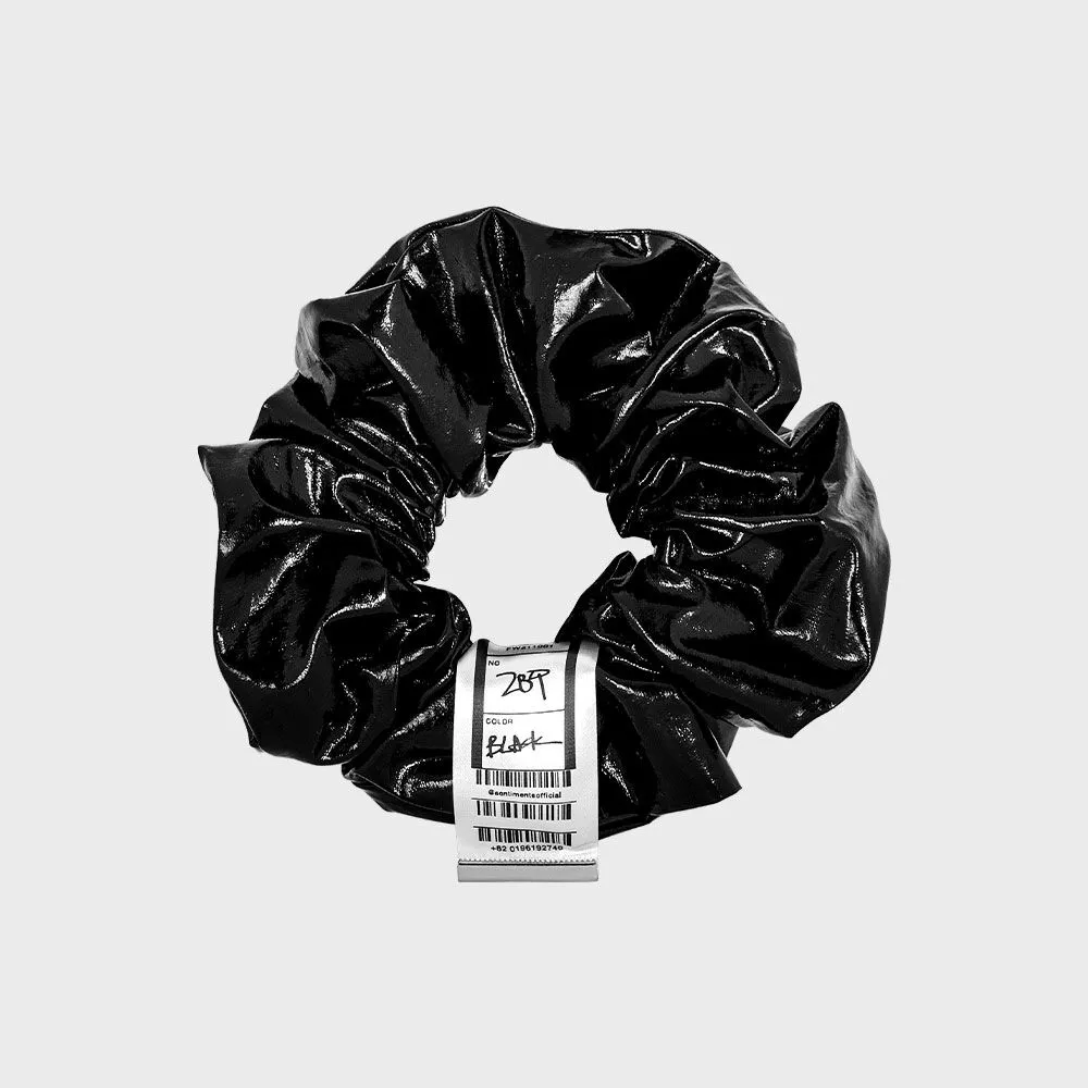NO.289 [BLACK] SCRUNCHY HAIR 에나멜램스킨 스크런치 - 감도 깊은 취향 셀렉트샵 29CM