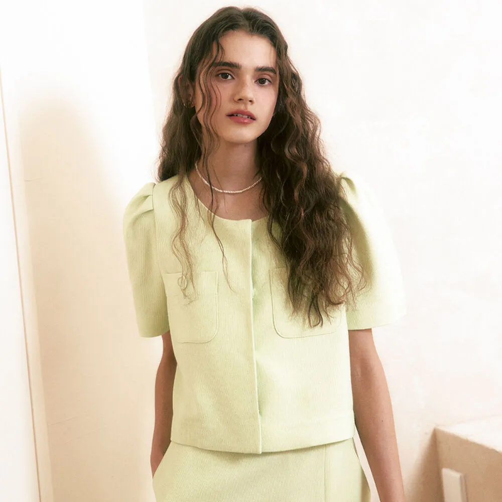 트위드 퍼프 셋업 재킷 (3COL) - 감도 깊은 취향 셀렉트샵 29CM