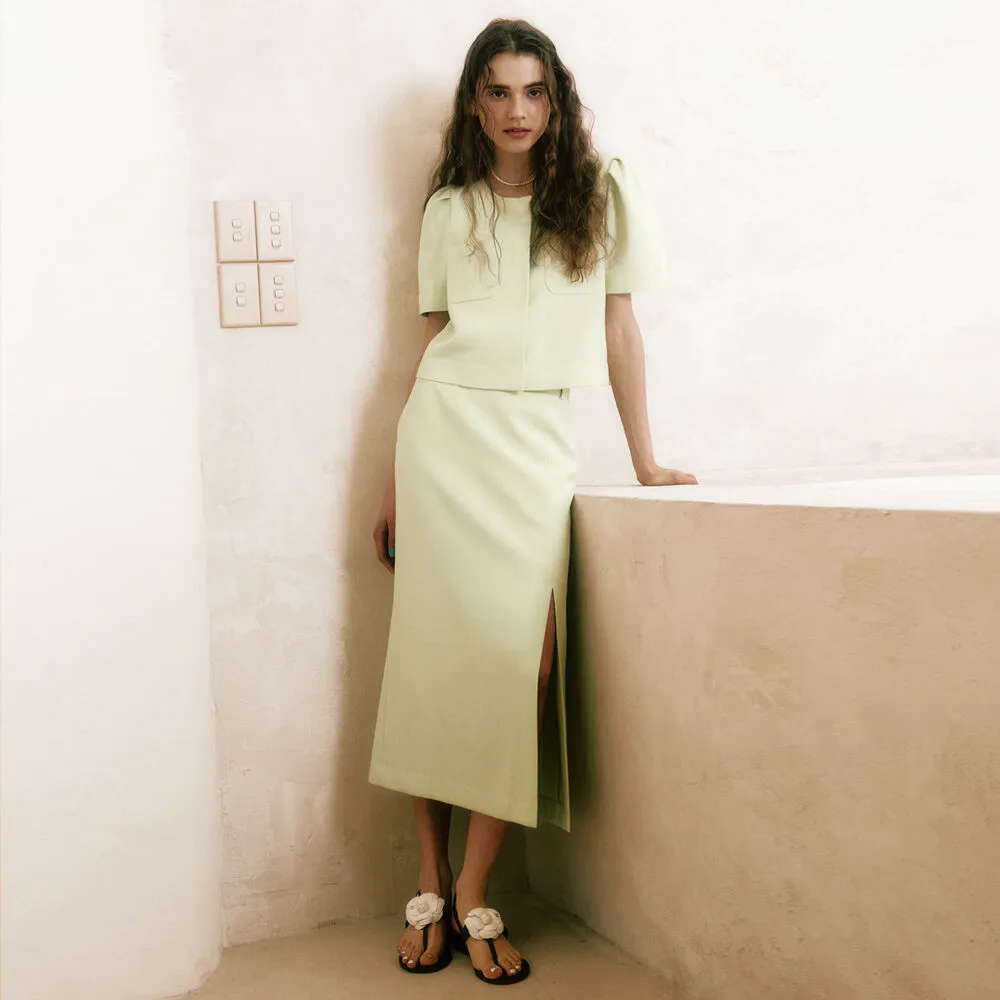 H라인 슬릿 셋업 스커트 (3COL) - 감도 깊은 취향 셀렉트샵 29CM