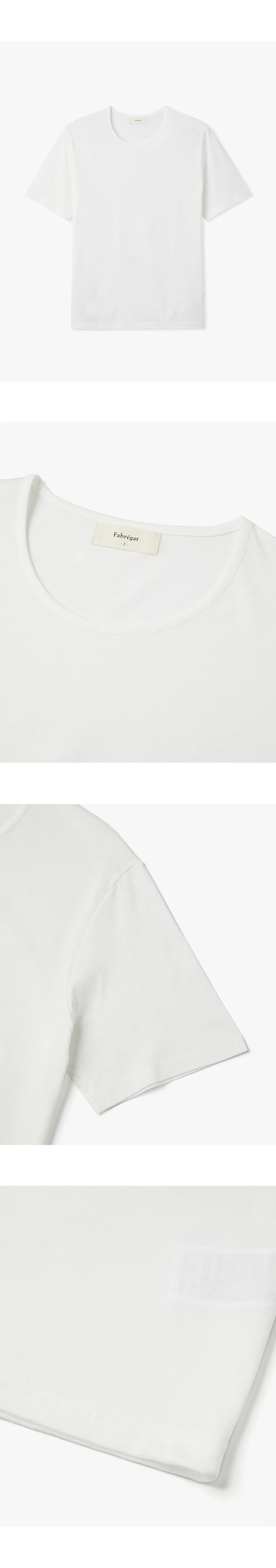 U-Neck Sapphire Silket T-Shirts (4Color) - 감도 깊은 취향 셀렉트샵 29CM