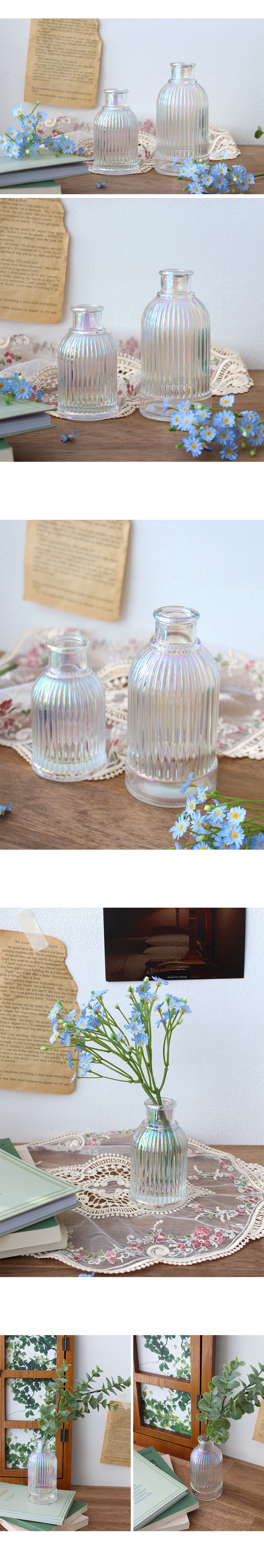 홀로그램 플리츠 미니화병 (2size) - 감도 깊은 취향 셀렉트샵 29CM