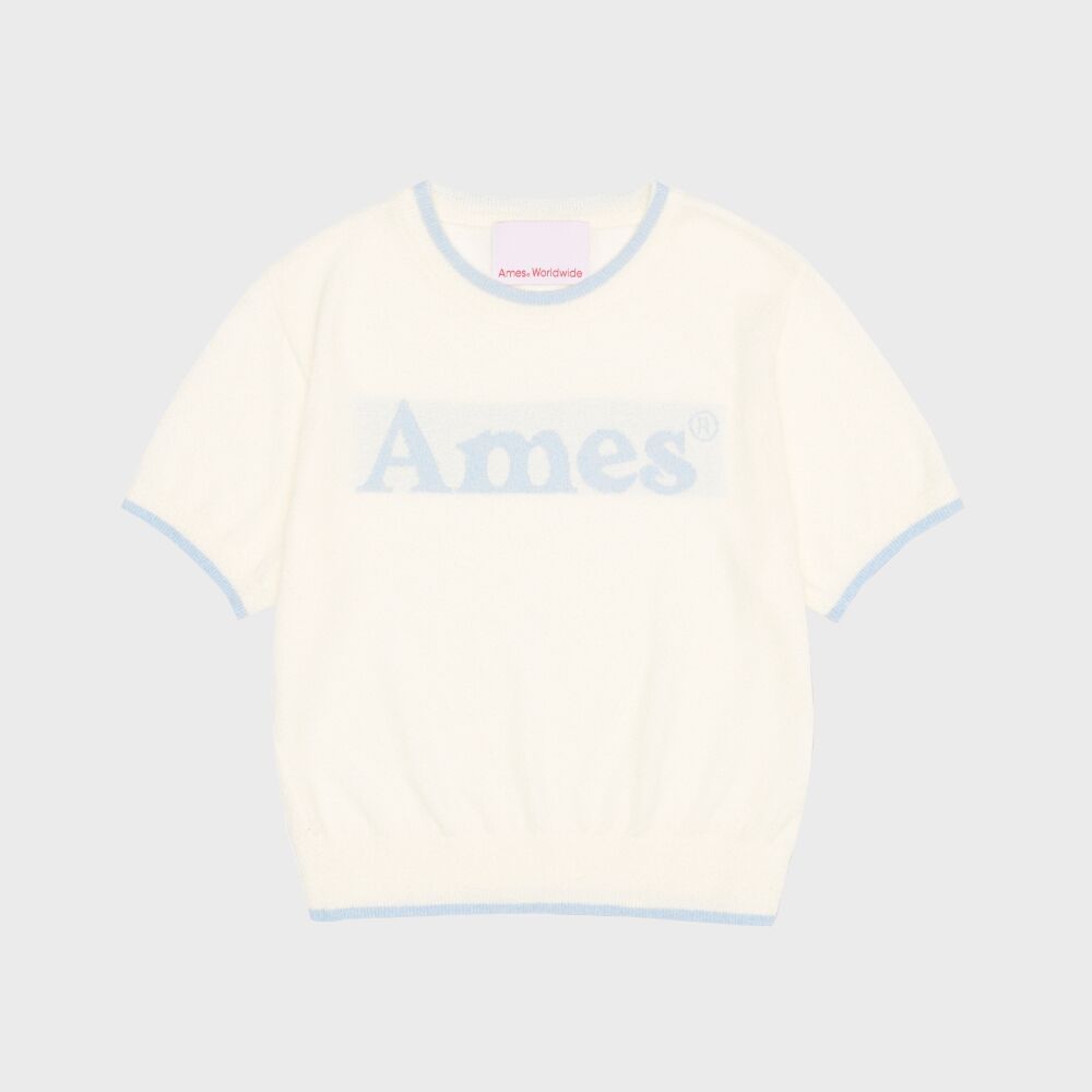 BASIC LOGO KNIT IVORY (AM2DMFK602A) - 감도 깊은 취향 셀렉트샵 29CM