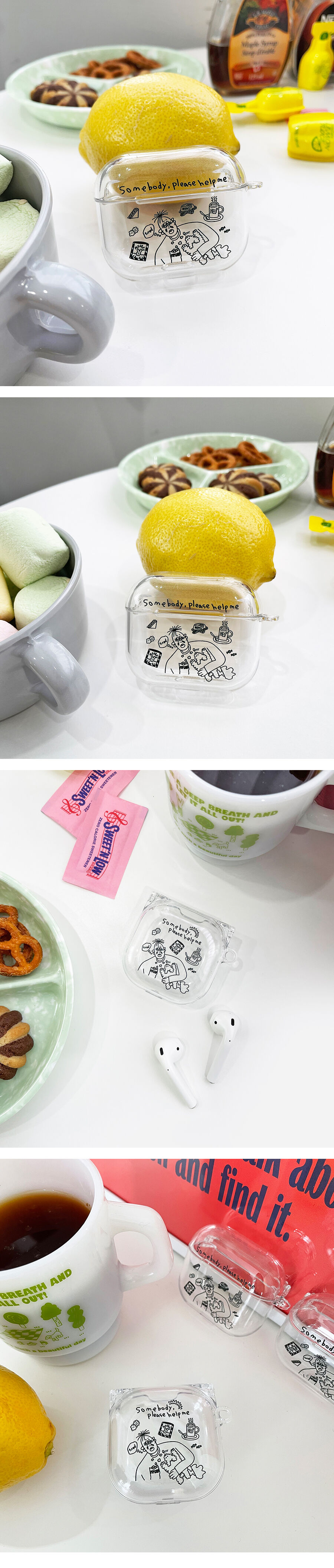 BFMA 버즈라이브/ 버즈2 / 버즈 PRO 클리어 케이스 _POM 헬프미 - 감도 깊은 취향 셀렉트샵 29CM