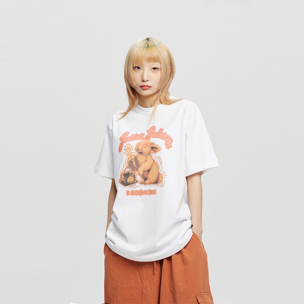 DERANGED RABBIT T-SHIRT_WH - 감도 깊은 취향 셀렉트샵 29CM