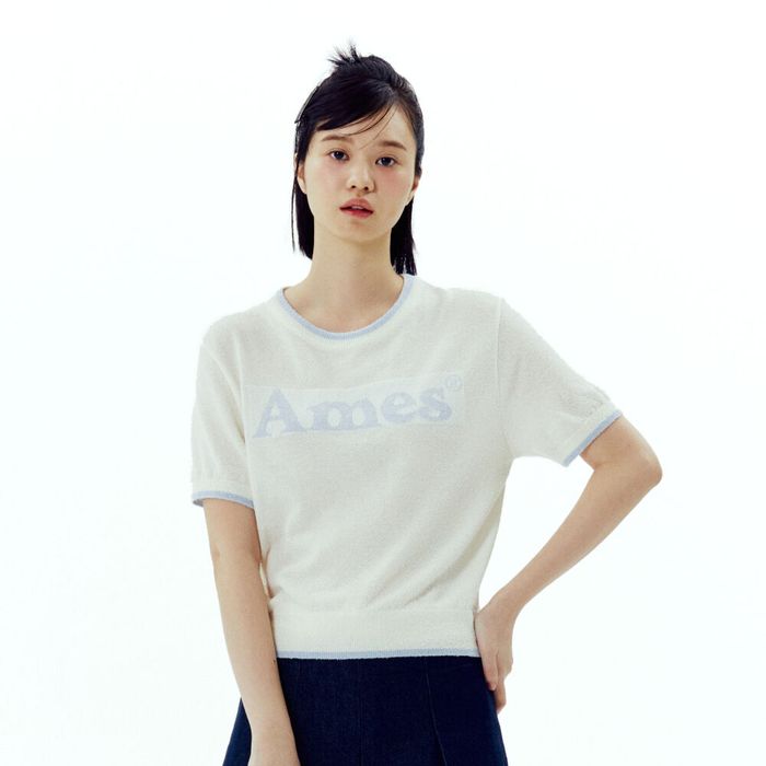 BASIC LOGO KNIT IVORY (AM2DMFK602A) - 감도 깊은 취향 셀렉트샵 29CM