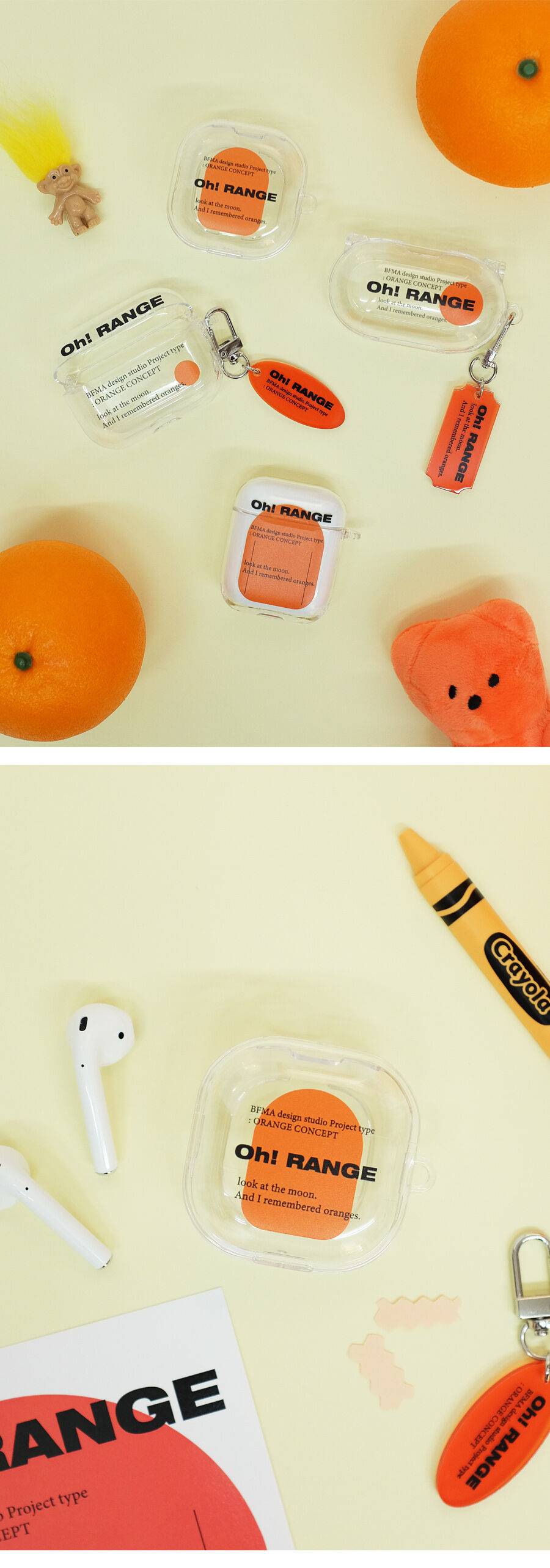 BFMA 버즈라이브/ 버즈2 / 버즈 PRO 클리어 케이스 _Oh RANGE MOON - 감도 깊은 취향 셀렉트샵 29CM