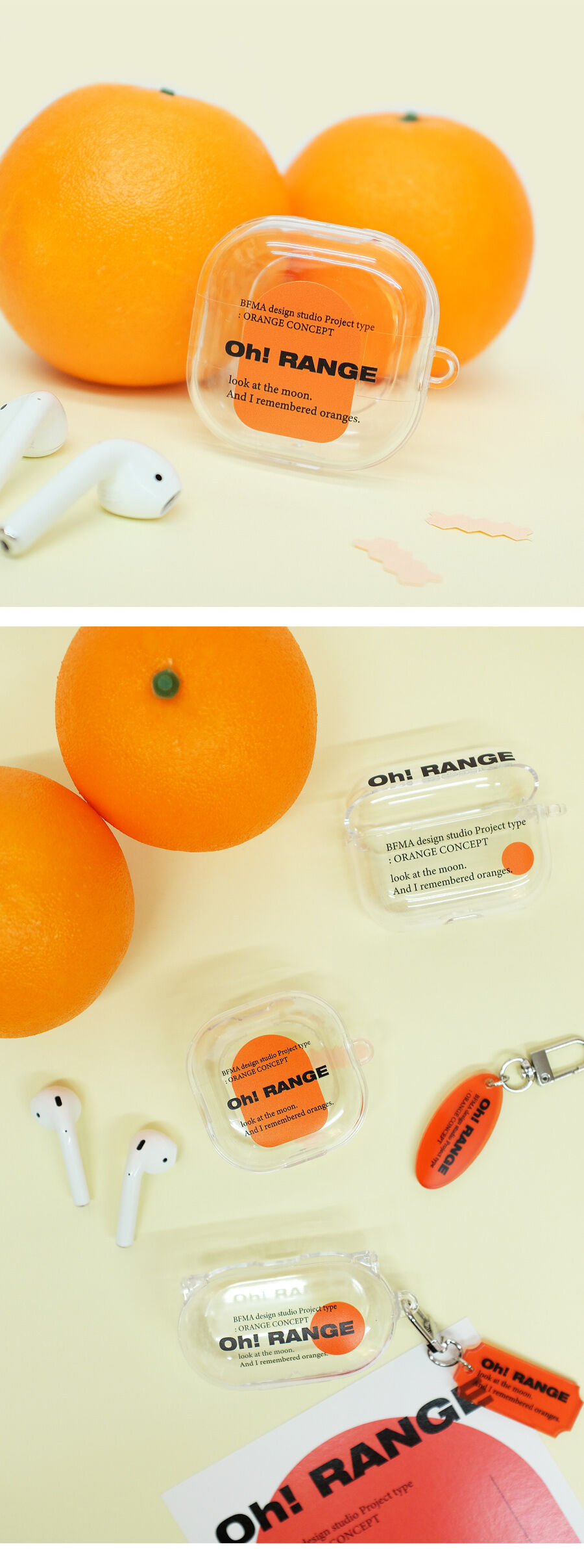 BFMA 버즈라이브/ 버즈2 / 버즈 PRO 클리어 케이스 _Oh RANGE MOON - 감도 깊은 취향 셀렉트샵 29CM