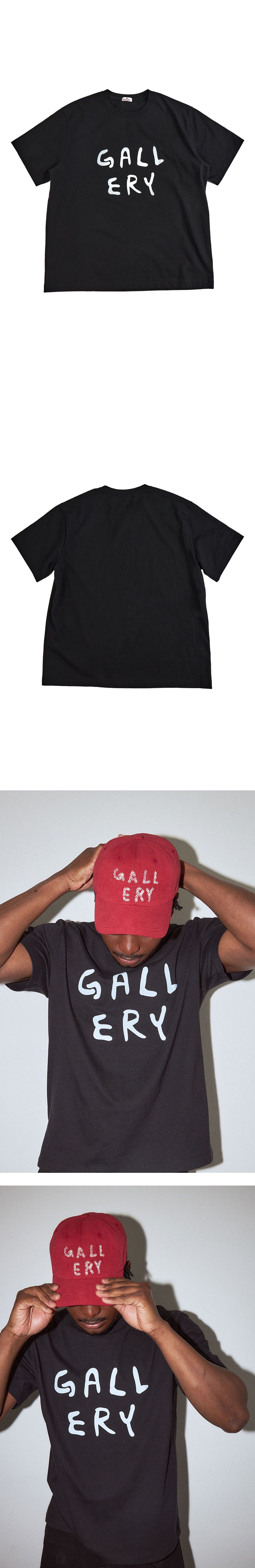Gallery Logo T-shirt Black - 감도 깊은 취향 셀렉트샵 29CM