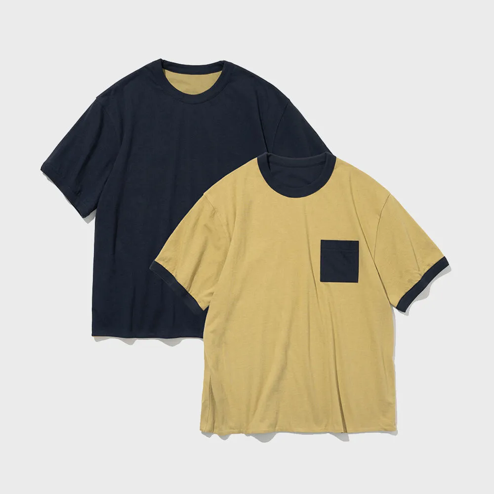 udt reversible s/s tee navy-butter gold - 감도 깊은 취향 셀렉트샵 29CM