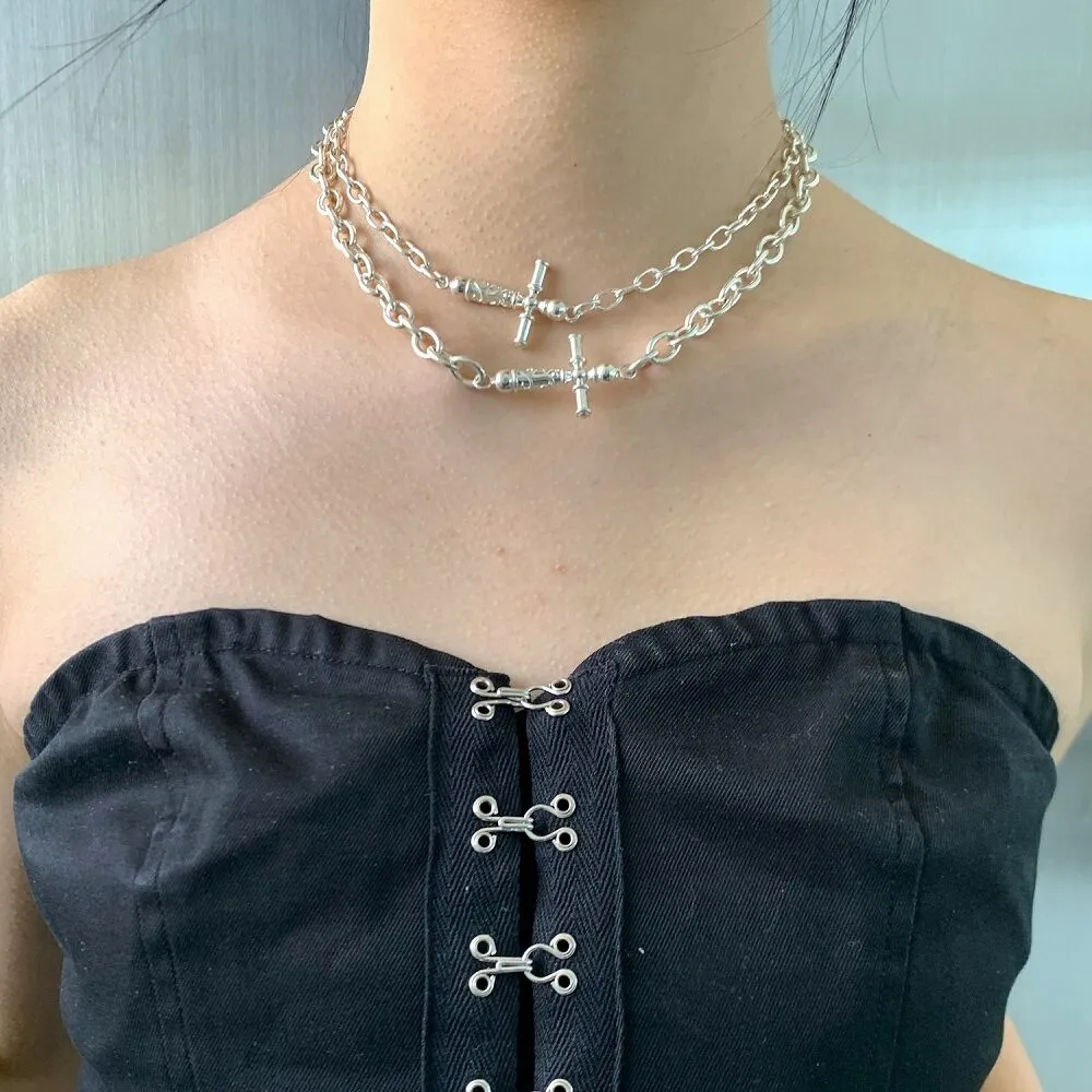 [tomar] Cross choker necklace (bold) - 감도 깊은 취향 셀렉트샵 29CM