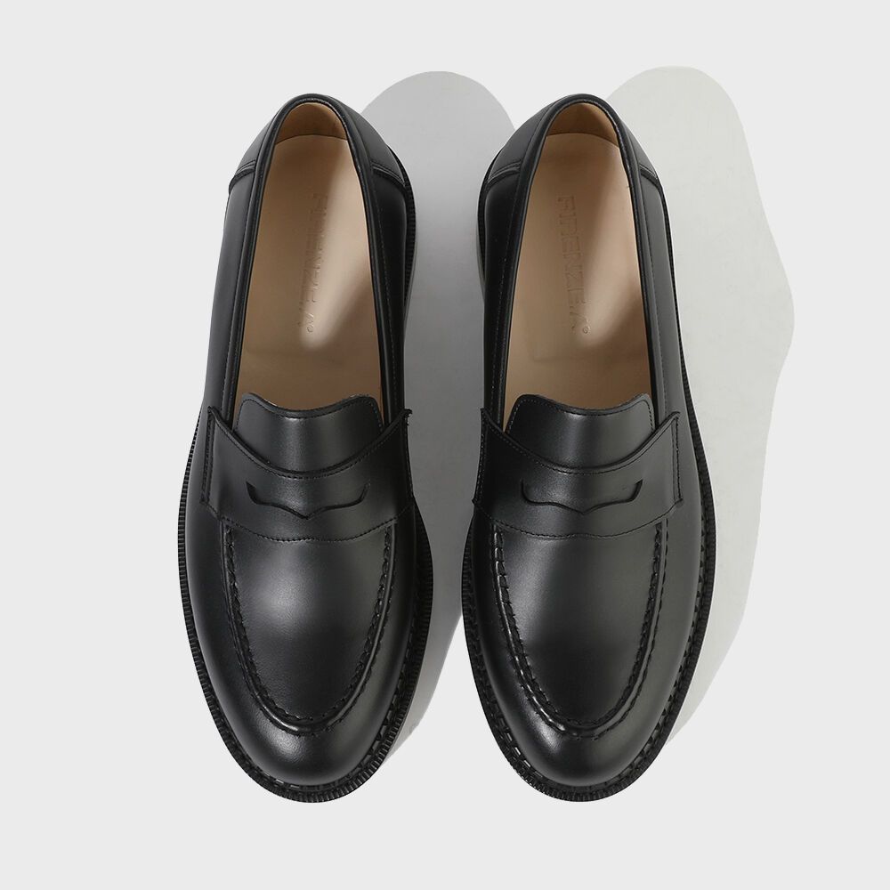 [주문제작] 이중웰트 아웃솔 풀그레인 페니로퍼 4020-A / BLACK FG - 감도 깊은 취향 셀렉트샵 29CM