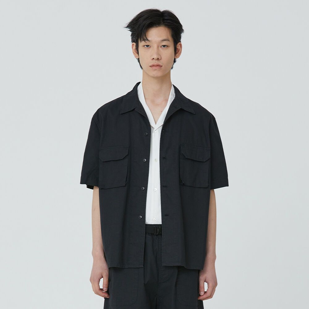 패치 포켓 코튼 헤링본 셔츠_블랙 - 감도 깊은 취향 셀렉트샵 29CM