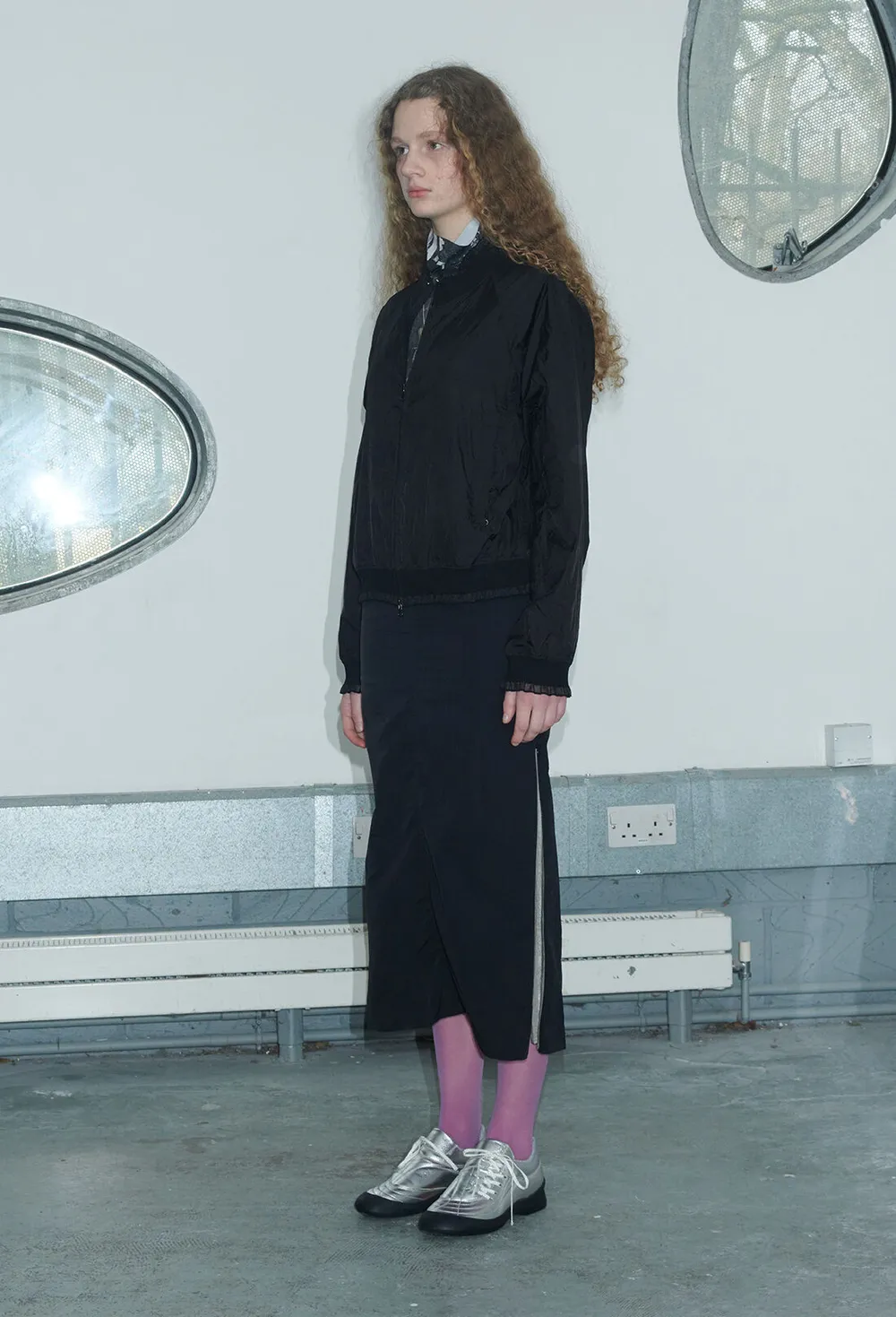 SHIRRING BAND BLOUSON (BLACK) - 감도 깊은 취향 셀렉트샵 29CM