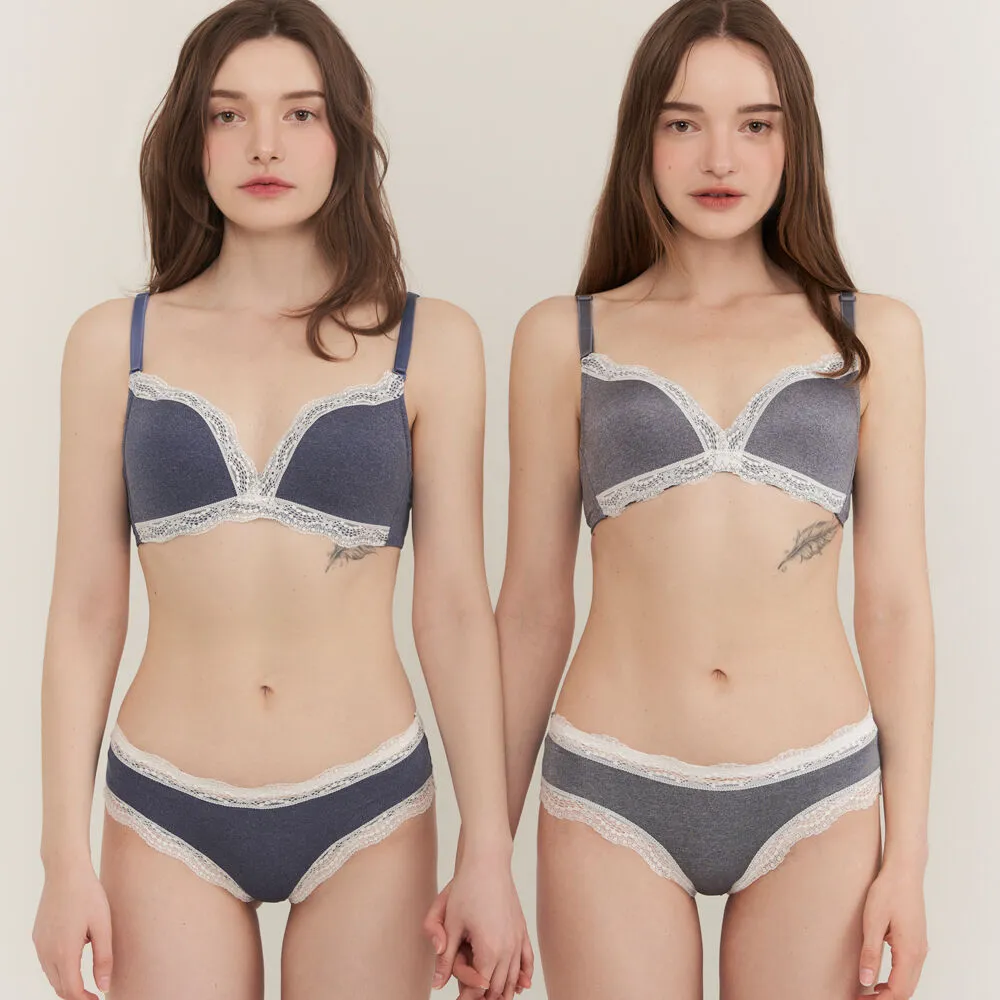 화이트-레이스 노와이어 브라세트 ver.2 - 감도 깊은 취향 셀렉트샵 29CM