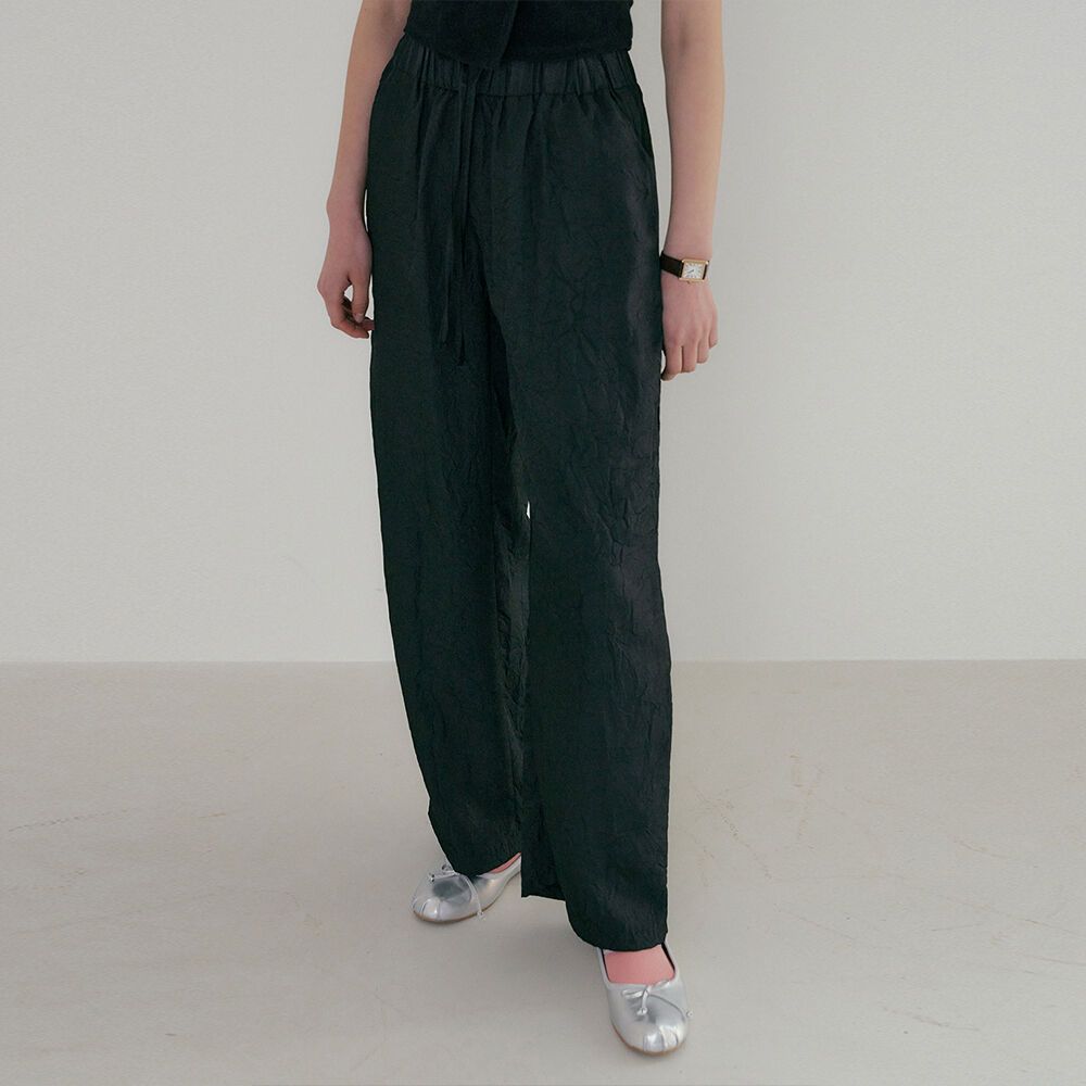 TIR BANDING PANTS BLACK - 감도 깊은 취향 셀렉트샵 29CM