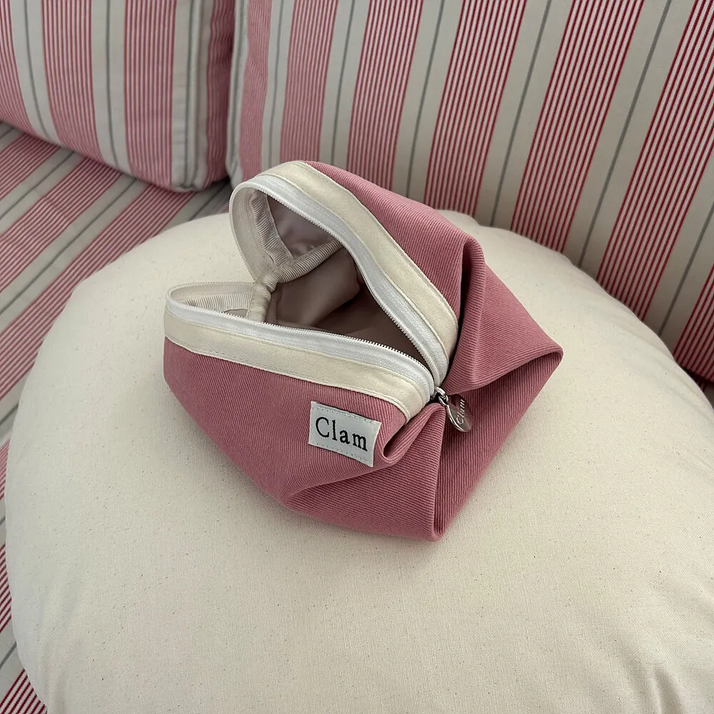 Clam round pouch _ Dry pink - 감도 깊은 취향 셀렉트샵 29CM