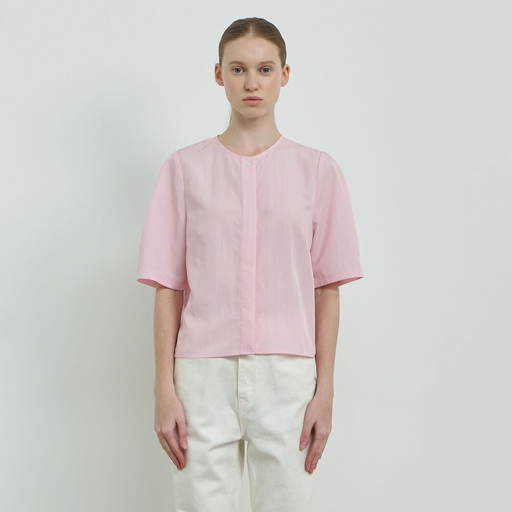 hidden button blouse_(2color) - 감도 깊은 취향 셀렉트샵 29CM