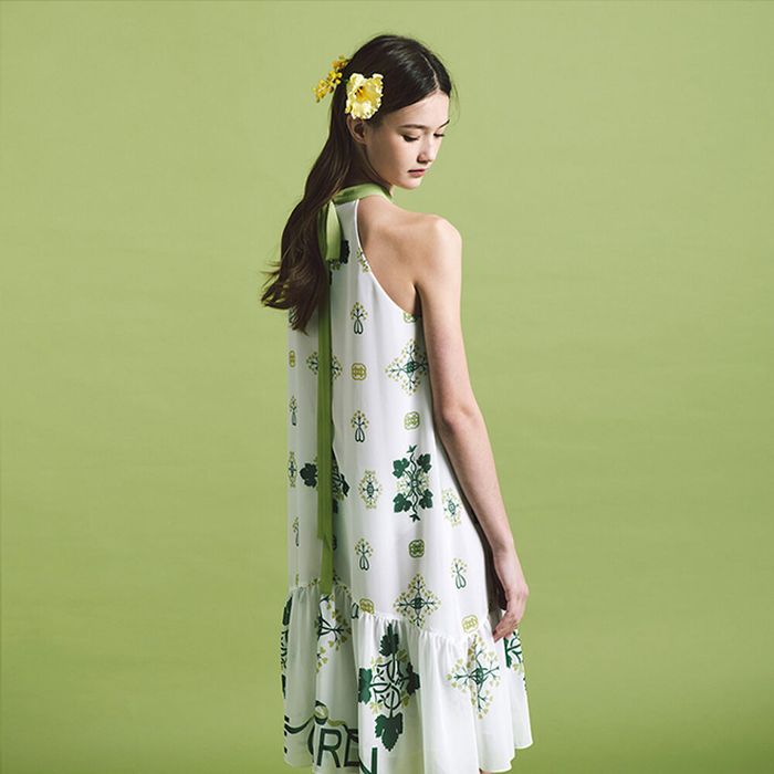 Floral Print Halter-neck Dress - 감도 깊은 취향 셀렉트샵 29CM