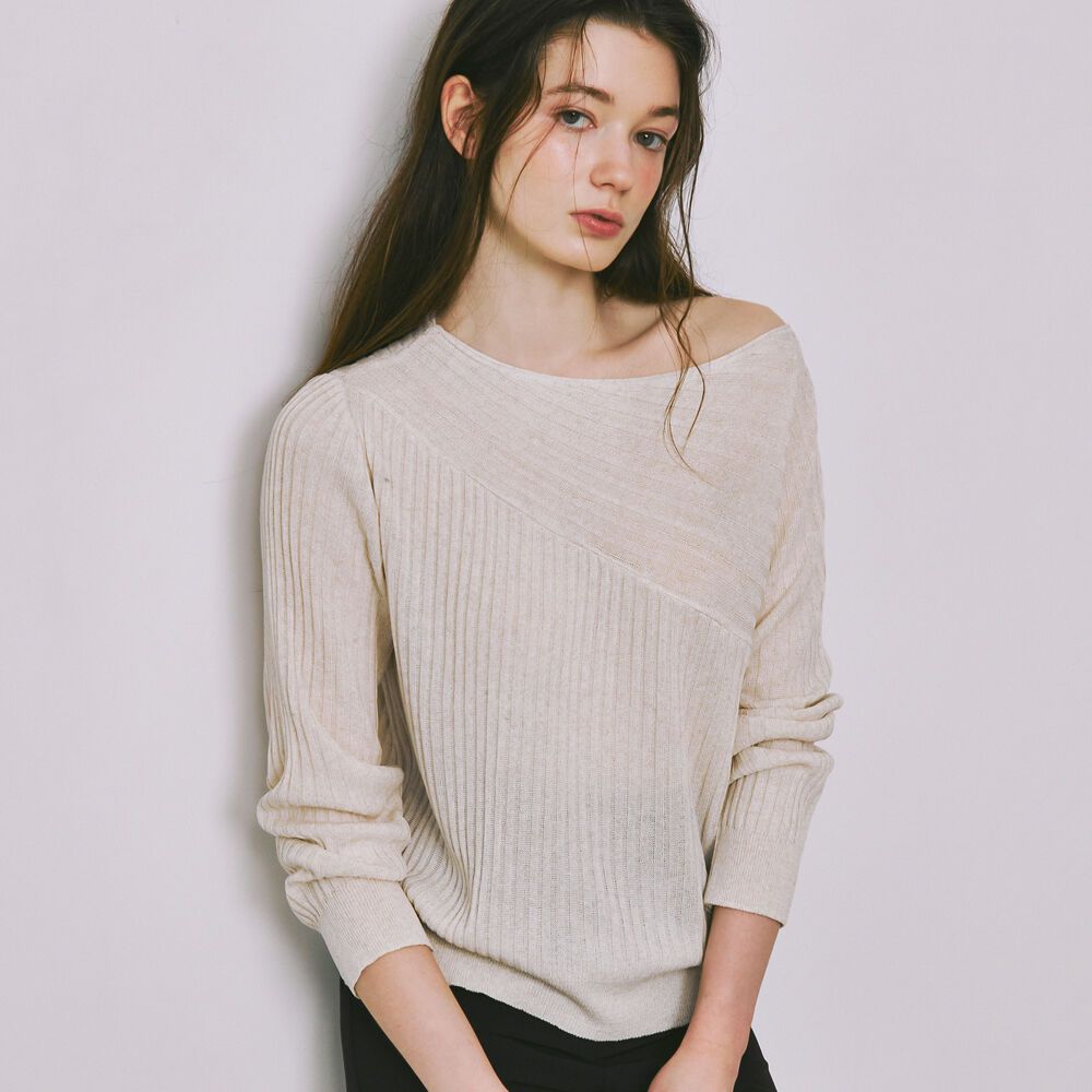 LINEN SUMMER PULLOVER KNIT IVORY - 감도 깊은 취향 셀렉트샵 29CM